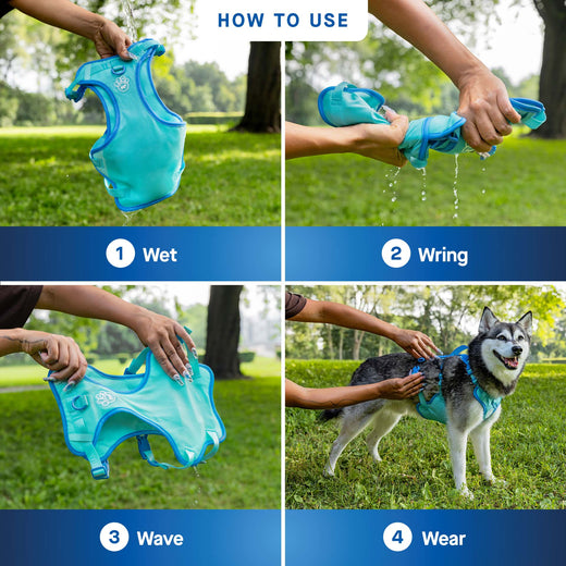 Max Chill Cooling Dog Harness | Comfortable & Breathable Dog Harness ...